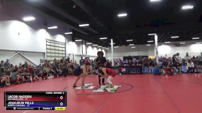 187 lbs 2nd Wrestleback (16 Team) - Zayden Smith, Oklahoma Red vs ...