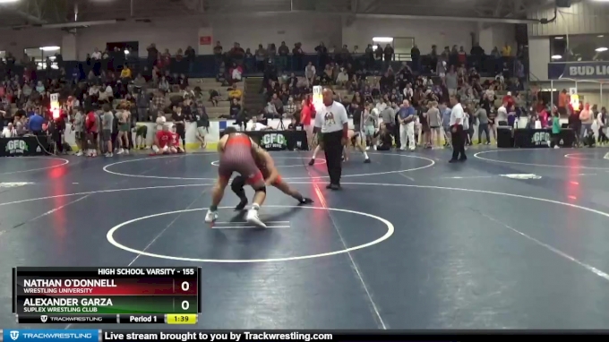 155 lbs Champ. Round 1 - Nathan O`Donnell, Wrestling University vs ...