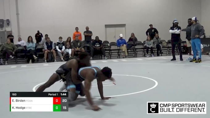 160 lbs Quarterfinals (8 Team) - Kendrick Hodge, Roundtree vs Ethan ...