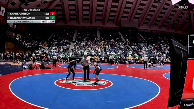 4A-113 lbs Cons. Round 1 - Hezekiah Williams, Eastside Hs vs Khani ...