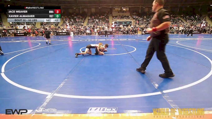55 lbs Round Of 32 - Jace Weaver, Moen Wrestling Academy vs Xavier ...