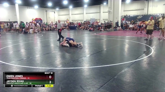 157 lbs Round 4 (10 Team) - Owen Jones, Team Montana Conrad vs Jayden ...