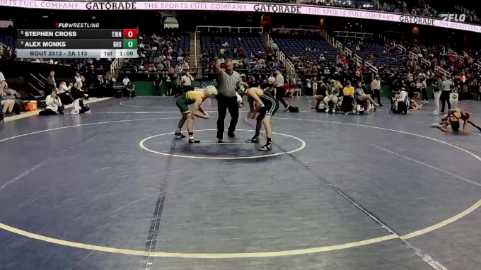 2A 113 lbs Cons. Round 3 - Stephen Cross, Trinity vs Alex Monks, Bunn ...