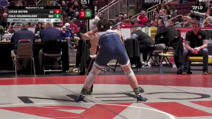145 lbs Consi 3 - Lucas Boyer, Elizabeth Forward vs Cole Householder ...