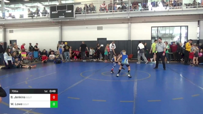 70 lbs Consi Of 8 #2 - Brock Jenkins, South Forsyth War Wrestling vs ...