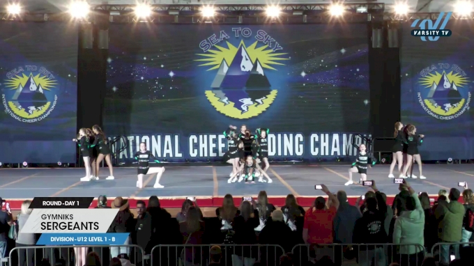 Gymniks - Sergeants [2023 U12 Level 1 - B Day 1] 2023 Sea to Sky ...