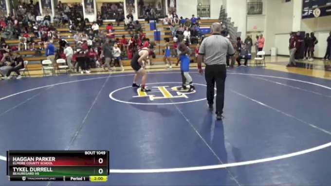 167 lbs Champ. Round 1 - Haggan Parker, Elmore County School vs Tykel ...