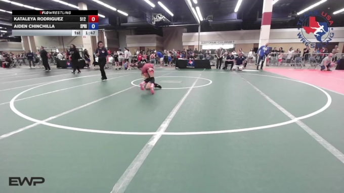 59 lbs Quarterfinal - Kataleya Rodriguez, 512 Outlaw Wrestling vs Aiden ...