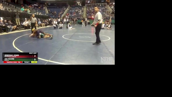 2A 160 lbs Semifinal - Jeremiah Jones, Southwest Onslow vs Ian Moore ...