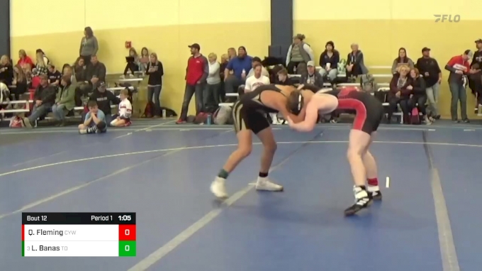 130 lbs Quarterfinal - Luke Banas, Team Demolition vs Quinn Fleming ...