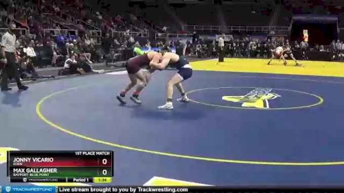 II-126 lbs 1st Place Match - Max Gallagher, Bayport-Blue Point vs Jonny ...