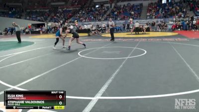 6A/5A Girls 140 Cons. Round 2 - Stephanie Valdovinos, McKay Girls vs ...