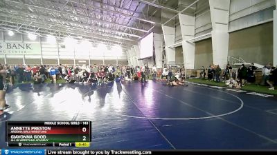 143 lbs Semifinal - Giavonna Good, All In Wrestling Academy vs Annette ...
