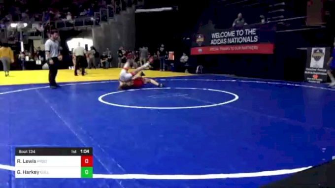 114 lbs Semifinal - Rosco Lewis, Prodigy Wrestling vs Gregory Harkey, Bulls