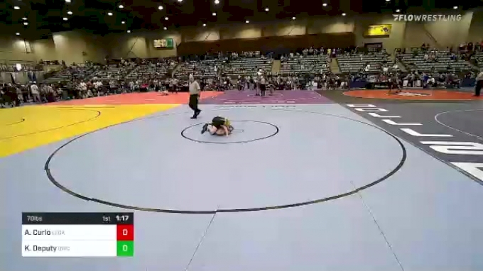 70 lbs Semifinal - Anthony Curlo, Legacy Dragons vs Kooper Deputy ...