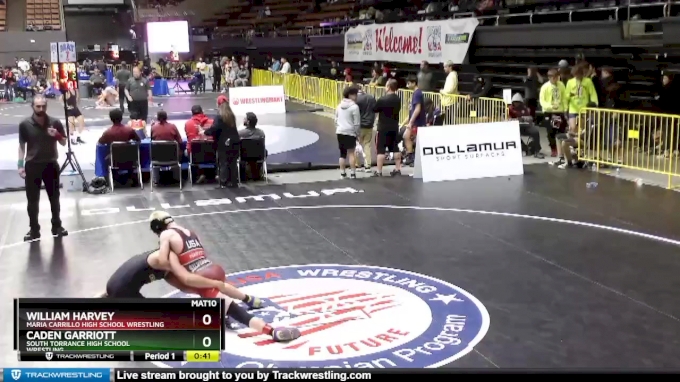 113 lbs Cons. Round 4 - Caden Garriott, South Torrance High School ...