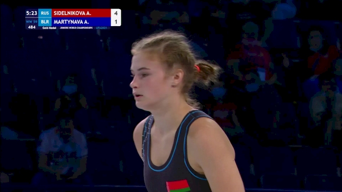 59 kg Final - Anastasiia Sidelnikova, RUS vs Aryna Martynava, BLR