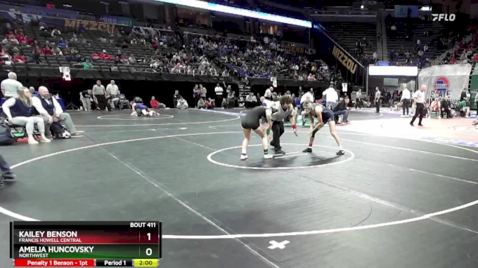 120 Class 2 lbs Quarterfinal - Kailey Benson, Francis Howell Central vs ...