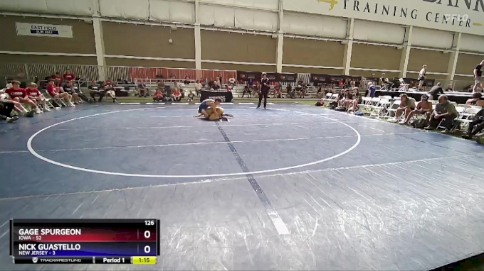 126 lbs Semis & 3rd Wb (16 Team) - Gage Spurgeon, Iowa vs Nick Guastello, New Jersey