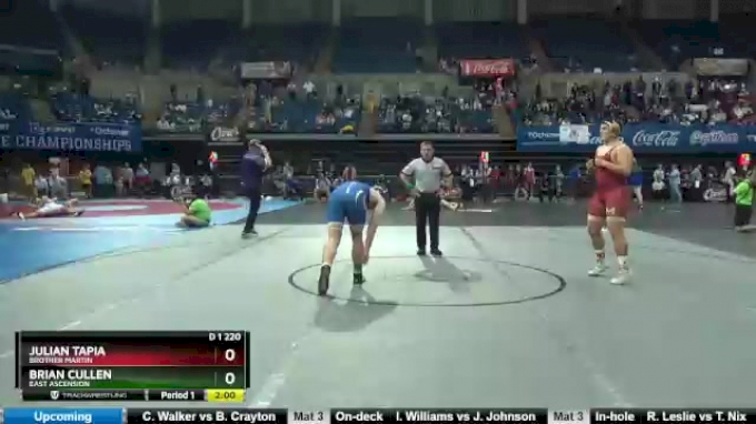 Champ. Round 2 - Brian Cullen, East Ascension vs Julian Tapia, Brother ...