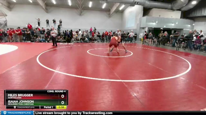 175 lbs Cons. Round 4 - Isaiah Johnson, Resurrection Christian vs Miles Brugger, Northglenn