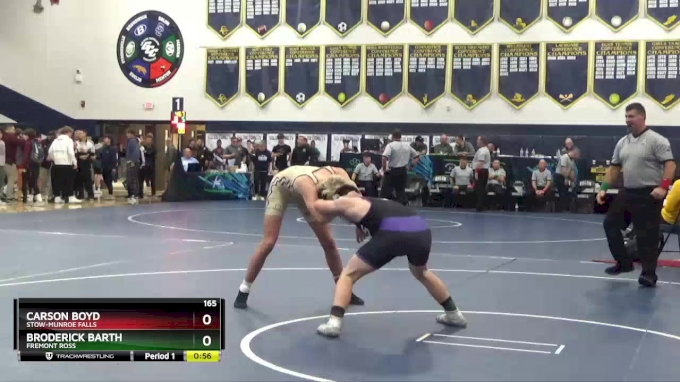 165 lbs 5th Place Match - Carson Boyd, Stow-Munroe Falls vs Broderick ...