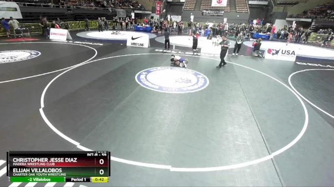 59 lbs Cons. Round 2 - Elijah Villalobos, Charter Oak Youth Wrestling ...