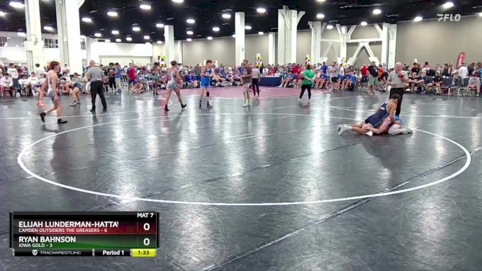 120 lbs Round 7 (8 Team) - Elijah Lunderman-Hattaway, Camden Outsiders ...