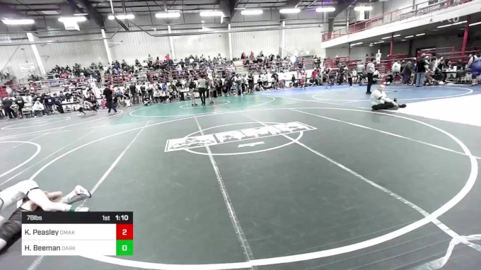 78 lbs Final - Karver Peasley, Omak Wrecking Crew Wrestling vs Hunter ...