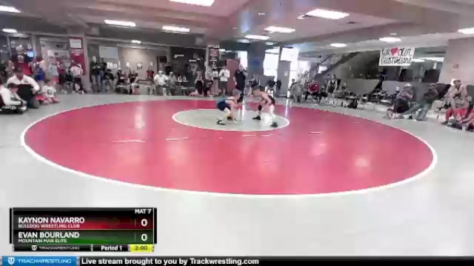 74 lbs Round 2 - Kaynon Navarro, Bulldog Wrestling Club vs Evan ...