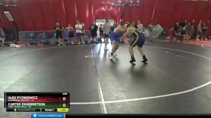 220 lbs Round 1 (4 Team) - Alex Pyzikiewicz, Glenbrook South 2 vs ...