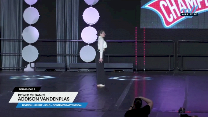 Power of Dance - Addison VandenPlas [2025 Junior - Solo - Contemporary ...