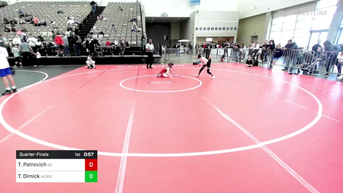 72-J lbs Quarterfinal - Trevor Patrovich, Barn Brothers vs Travis ...