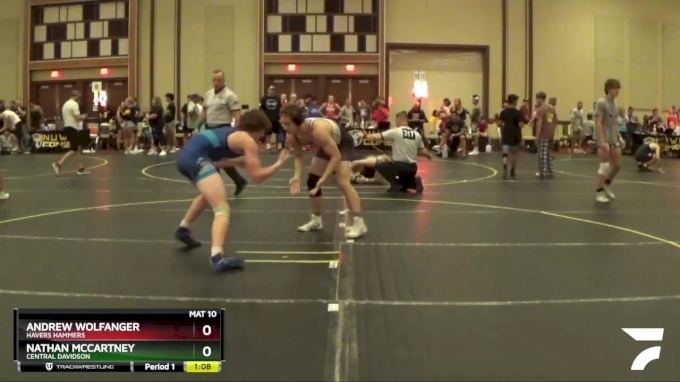 167 lbs Cons. Round 3 - Andrew Wolfanger, Havers Hammers vs Nathan ...