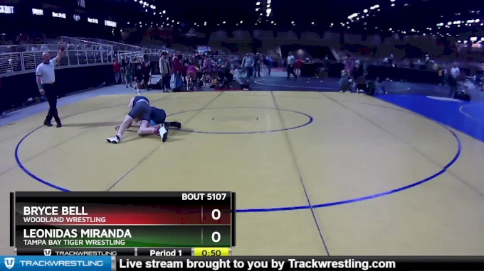 117 lbs Cons. Round 2 - Bryce Bell, Woodland Wrestling vs Leonidas ...