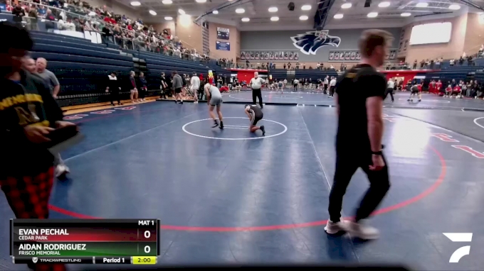 126 lbs Cons. Round 2 - Aidan Rodriguez, Frisco Memorial vs Evan Pechal ...