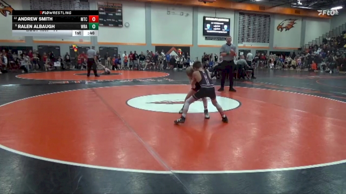 77 lbs Semifinal - Ralen Albaugh, Wrath vs Andrew Smith, McDominate ...