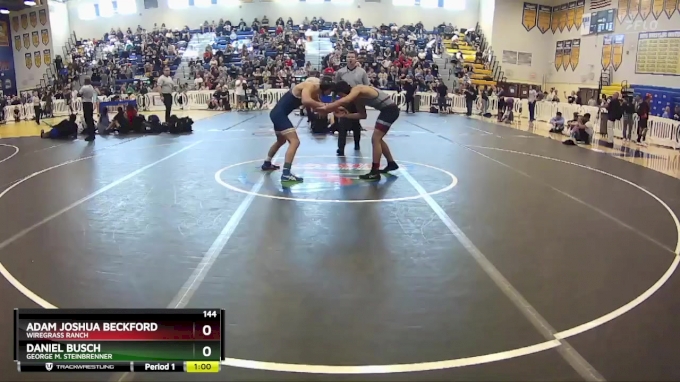 144 lbs Cons. Round 3 - Adam Joshua Beckford, Wiregrass Ranch vs Daniel ...