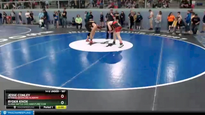 187 lbs Round 2 - Jesse Conley, INTERIOR GRAPPLING ACADEMY vs Ryder ...