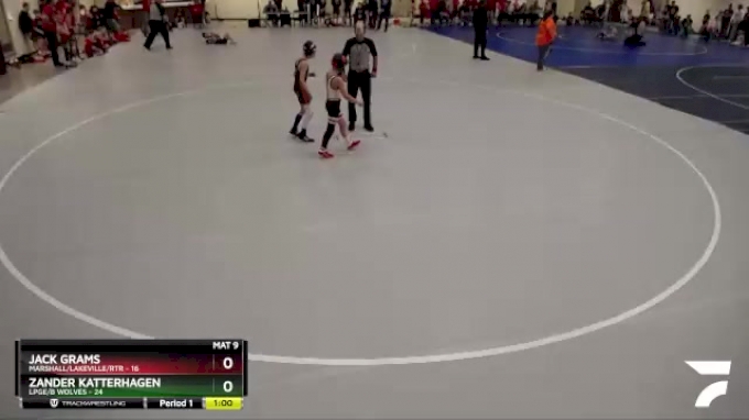 80 lbs Placement (4 Team) - Hayden Hiebert, LPGE/B Wolves vs Chase ...