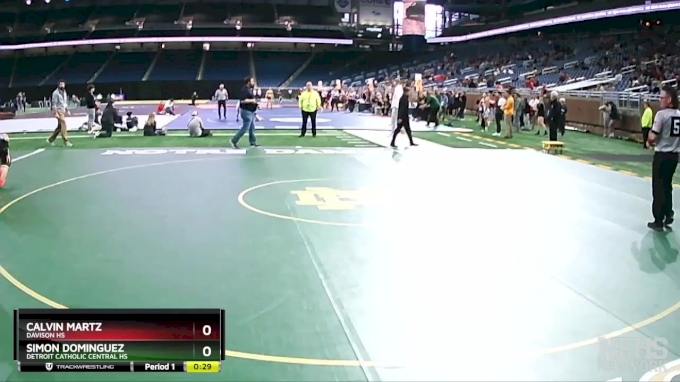 D1-126 lbs 5th Place Match - Calvin Martz, Davison HS vs Simon ...