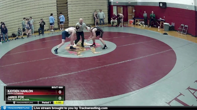 150 lbs Cons. Round 4 - Kayden Hanlon, Faith Lutheran vs Jared Fox, The ...