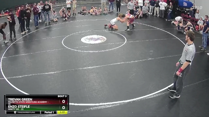 125 lbs Placement (4 Team) - Enzo Steifle, Ninety Six vs Trevan Green ...