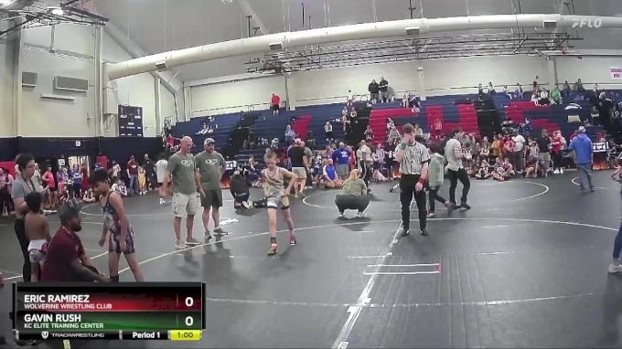 85 lbs Round 4 - Eric Ramirez, Wolverine Wrestling Club vs Gavin Rush ...