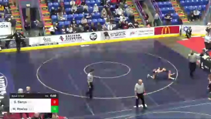 82 lbs Consi Of 4 - Gabe Benyo, Hazleton vs Matthew Rowles, Clearfield