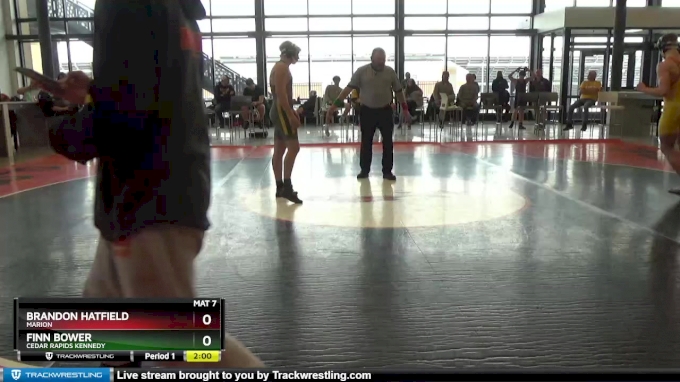 JV Boys-13 lbs Round 4 - Finn Bower, Cedar Rapids Kennedy vs Brandon ...