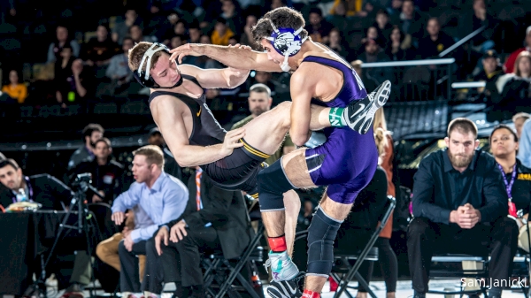 165lb Semis: Mekhi Lewis, VT vs Evan Wick, Wisconsin