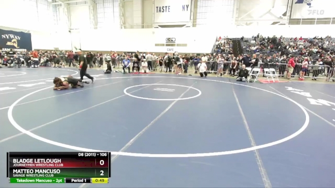 106 lbs 3rd Place Match - Bladge Letlough, Journeymen Wrestling Club vs ...