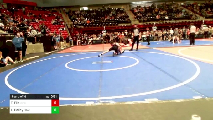 126 lbs Round Of 16 - Tyler File, Genesis Wrestling vs Luke Bailey ...