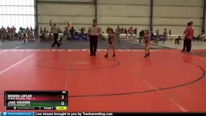 60 lbs Round 2 - Jake Wehner, Buxton Intensity vs Bowen Lefler, NCWAY ...